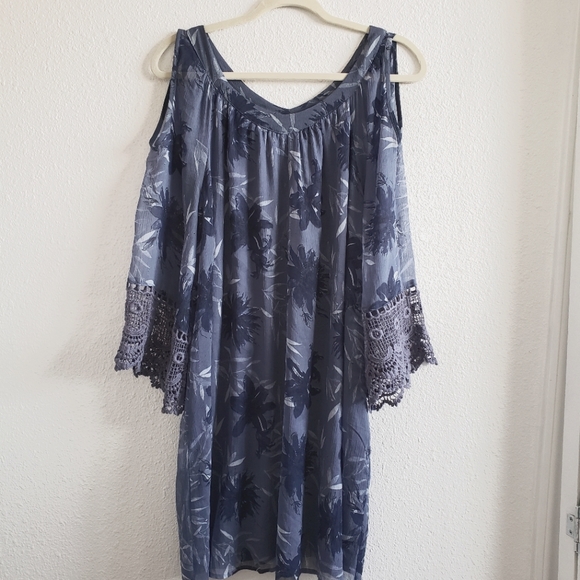 Gina Bennoti | Dresses | Gina Benotti Women Raglan Crochet Trim Dress ...